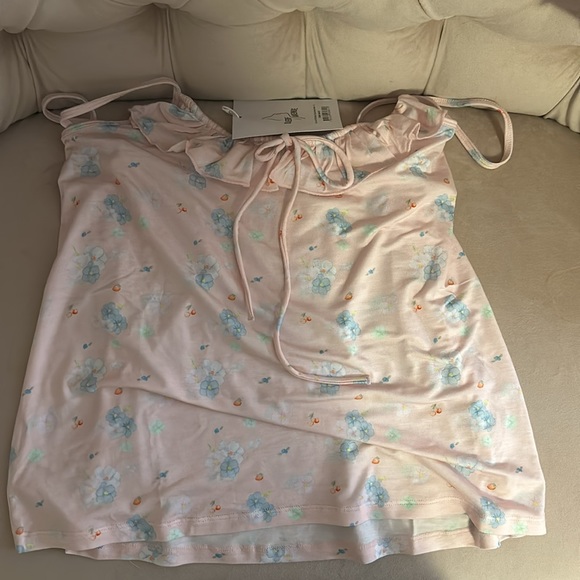 Djerf Avenue | Intimates & Sleepwear | Go Slow Pajama Set Summer Island ...
